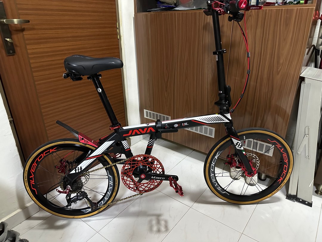 WTS JAVA FIT (modified) foldable bike, Sports Equipment, Bicycles ...