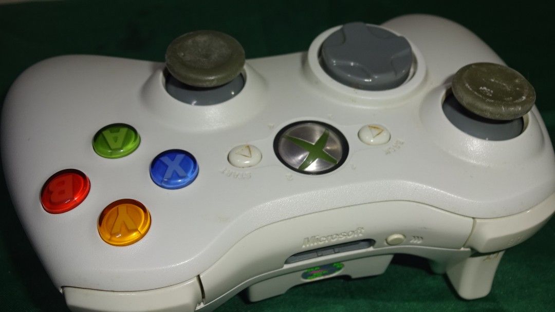 Xbox 360 Wireless Controller White, Video Gaming, Gaming Accessories ...