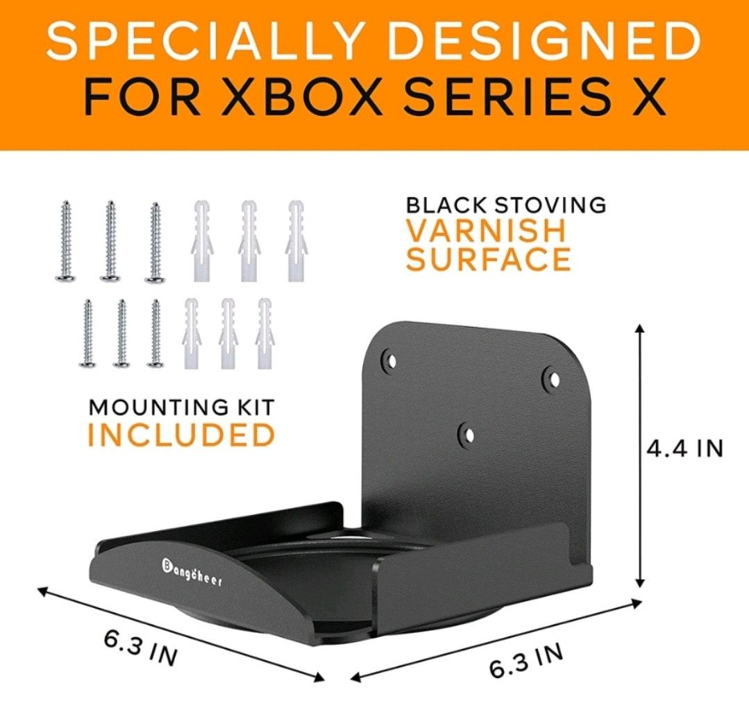 Xbox series x wall mount, Video Gaming, Gaming Accessories, Cases ...