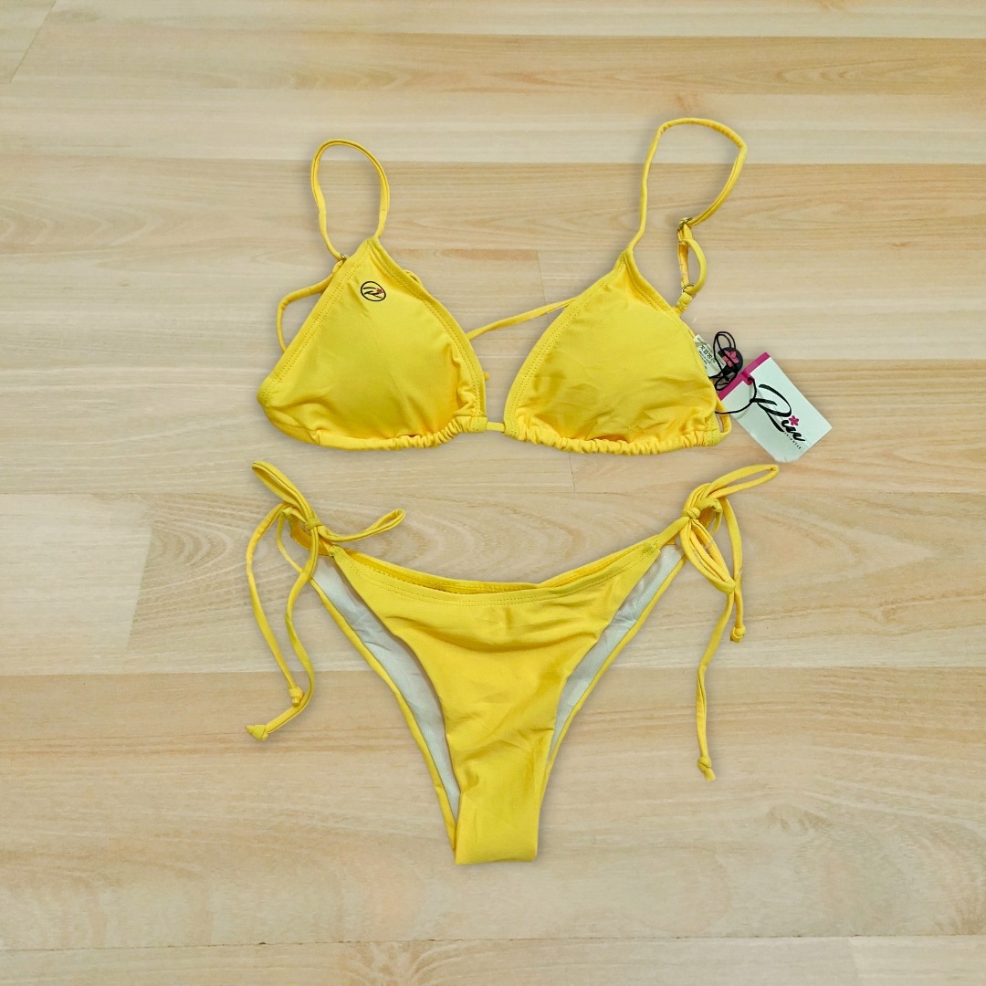 Xxs S Riu Self Tie Triangle Bikini Swimwear Womens Fashion