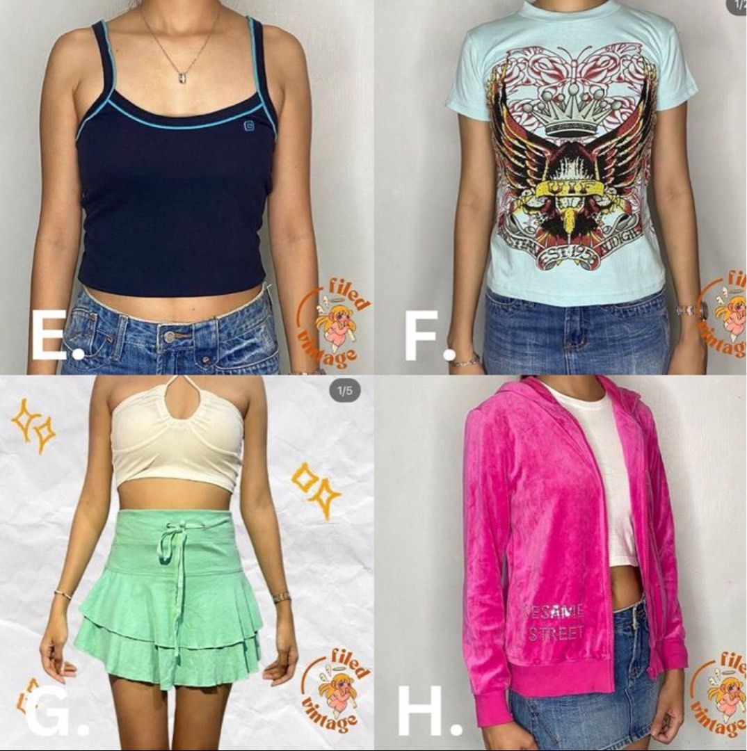 y2k items, Women's Fashion, Tops, Sleeveless on Carousell