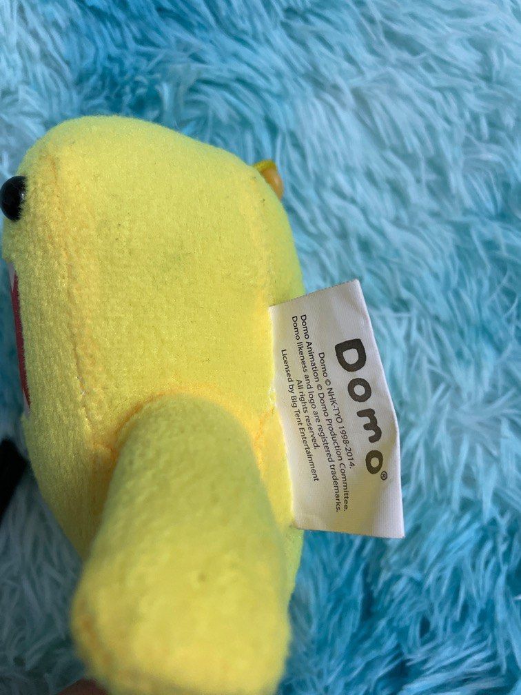 Yellow Domo kun plush soft toy , Hobbies & Toys, Toys & Games on Carousell