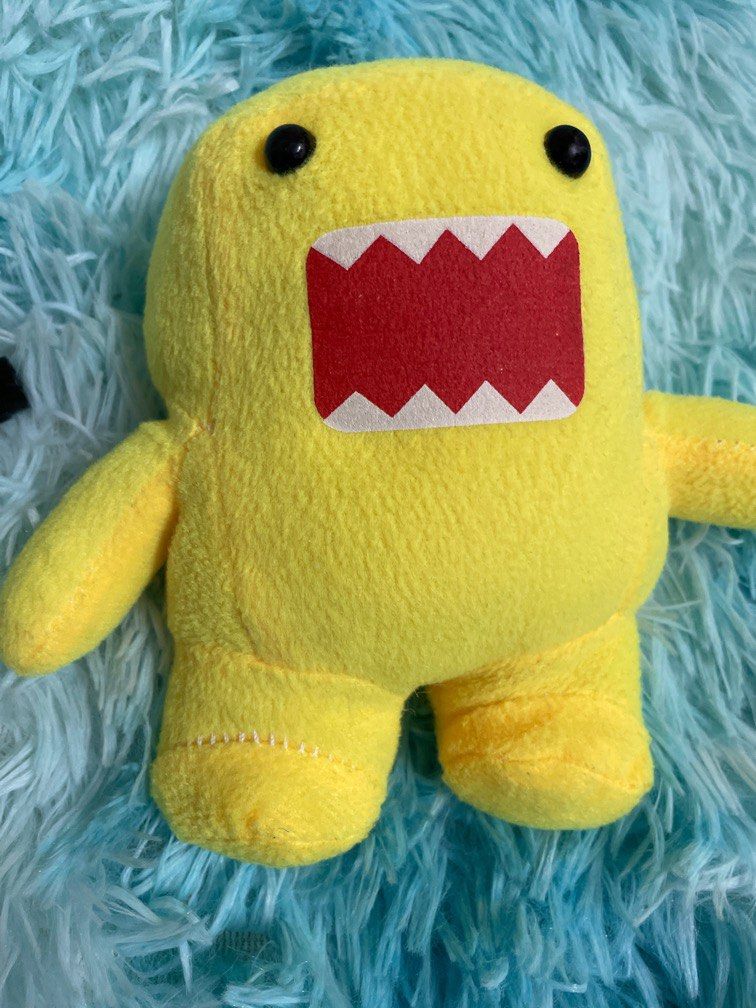Yellow Domo kun plush soft toy , Hobbies & Toys, Toys & Games on Carousell