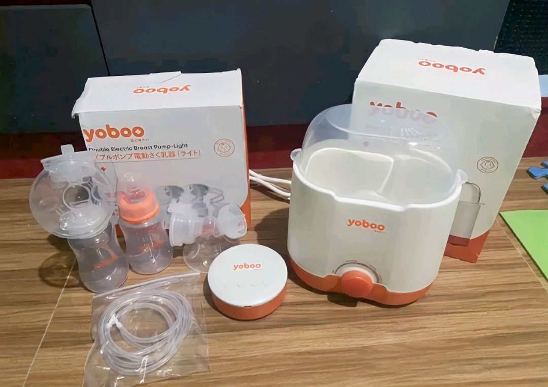 Yoboo breast pump & 3 in 1 bottle warmer/sterilizer with free ...