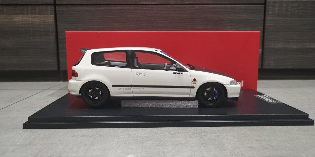 118 Onemodel Honda Civic Type R Eg6 Spoon Sports White Hobbies