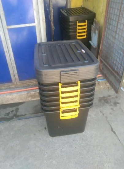 143L BIG BLACK STORAGE BOXES - To Octagon Pasig, Furniture & Home ...