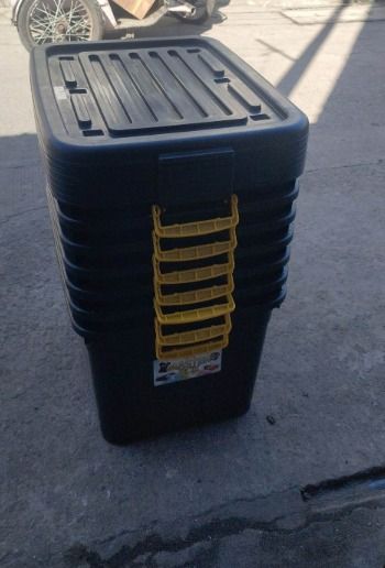 143L BIG BLACK STORAGE BOXES - To Octagon Pasig, Furniture & Home ...