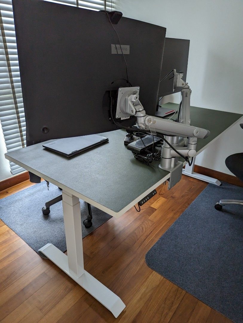 180cm * 75cm height adjustable desk / table, Furniture & Home Living ...