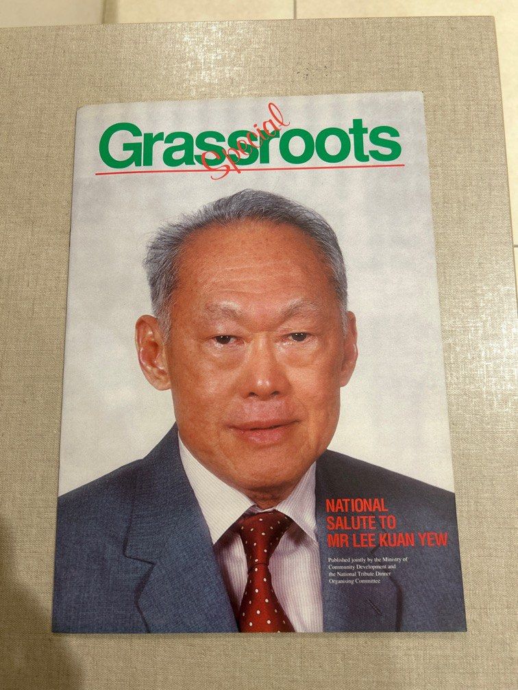 1991 grass roots magazine with MR Lee Kuan Yew on cover, Hobbies & Toys ...