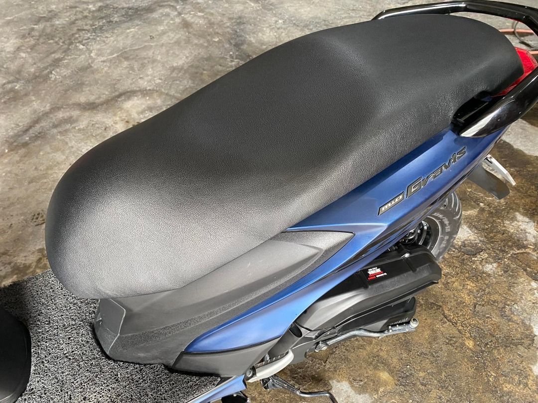 2021 Yamaha Gravis Blue, Motorbikes, Motorbikes for Sale on Carousell