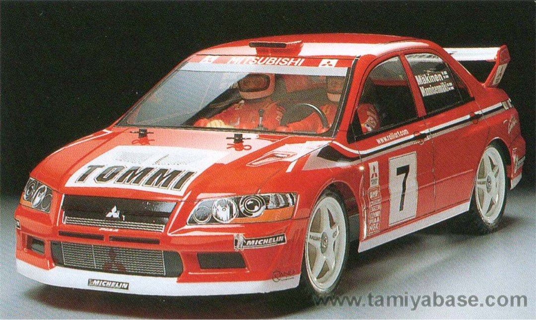2023 Incoming - Tamiya Mitsubishi Lancer Evo VII Tommi Rally Body Shell ...