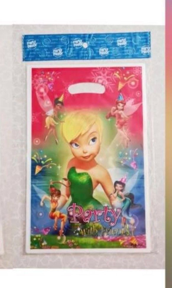 2pc Tinkerbell Figurine Birthday Cake Topper Decoration Toy, Hobbies ...