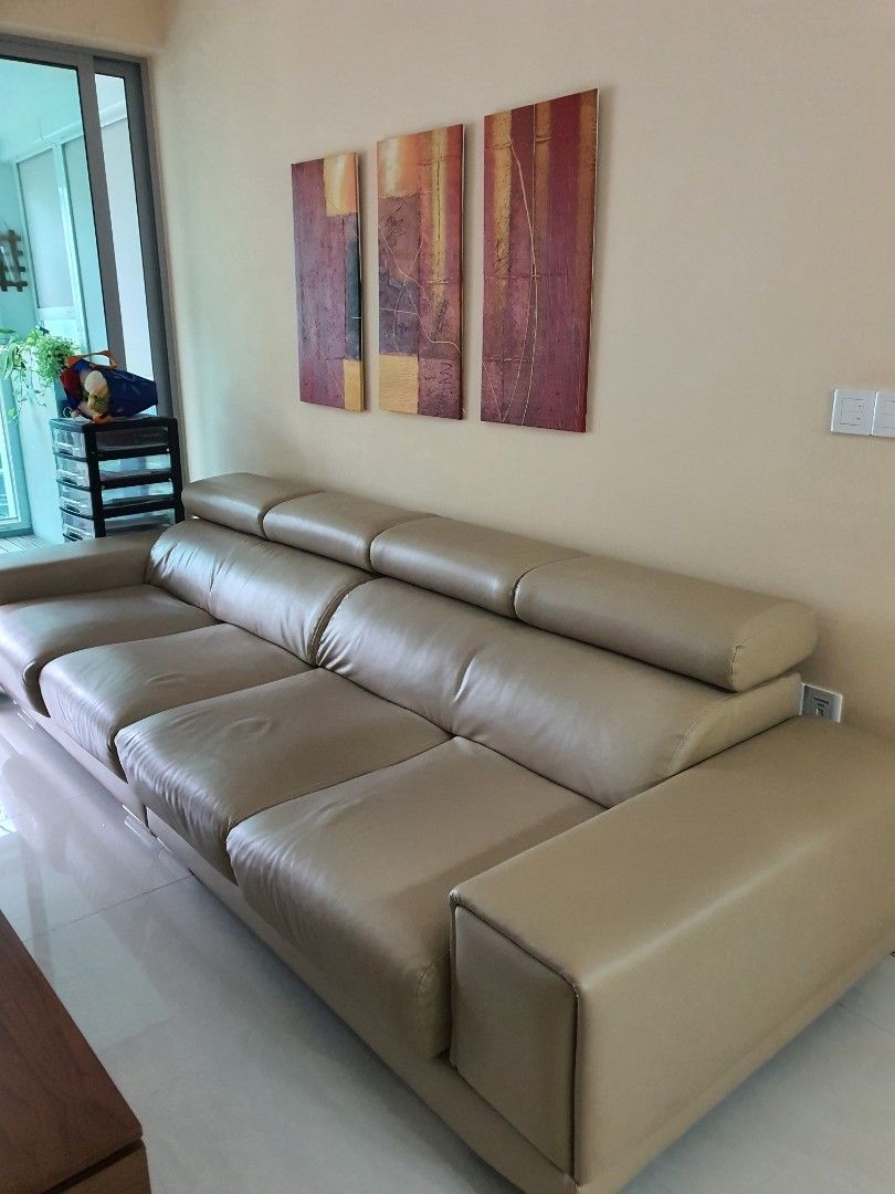3m sofa with slider seats and drawers, Furniture & Home Living ...