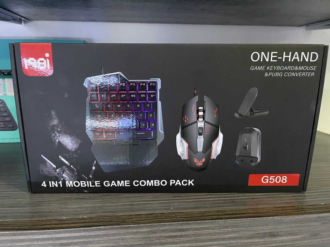 4 in Mobile game combo pack | w/ keyboard & mouse & pubg converter ...