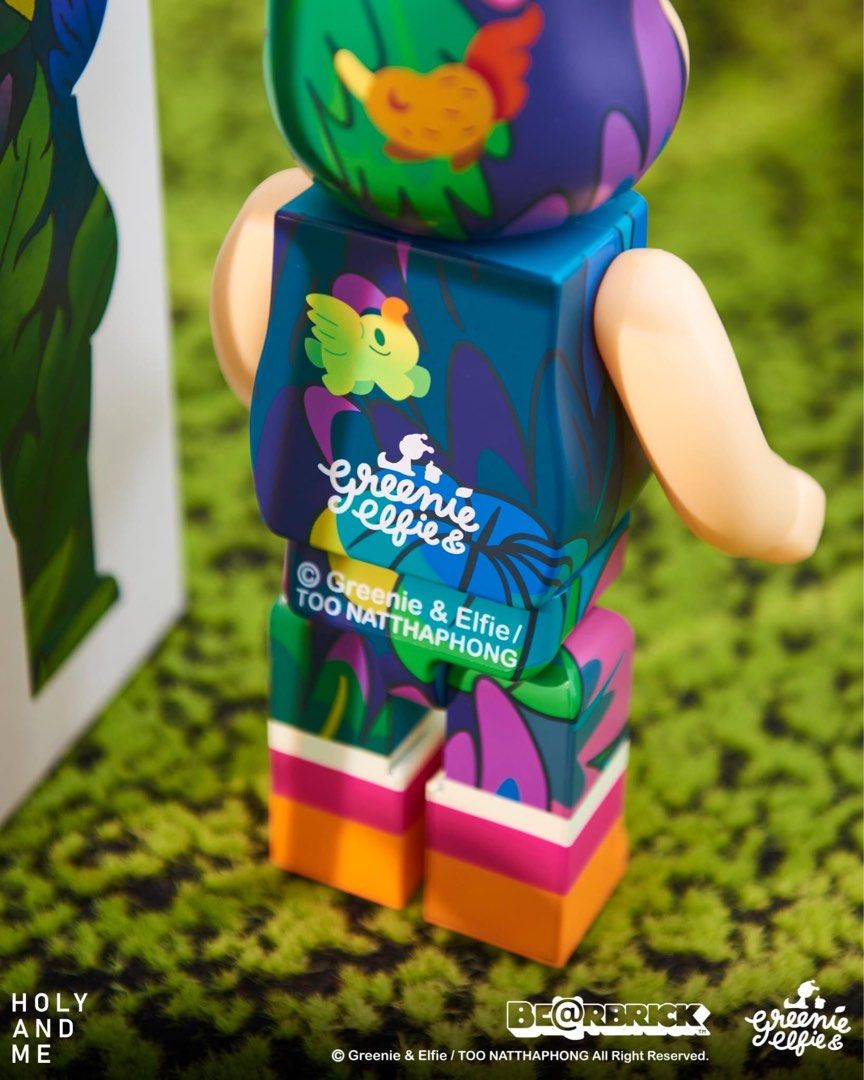 (預訂 Pre-Order) BE@RBRICK Greenie & Elfie Summer Green Ver. 100% & 400% ...