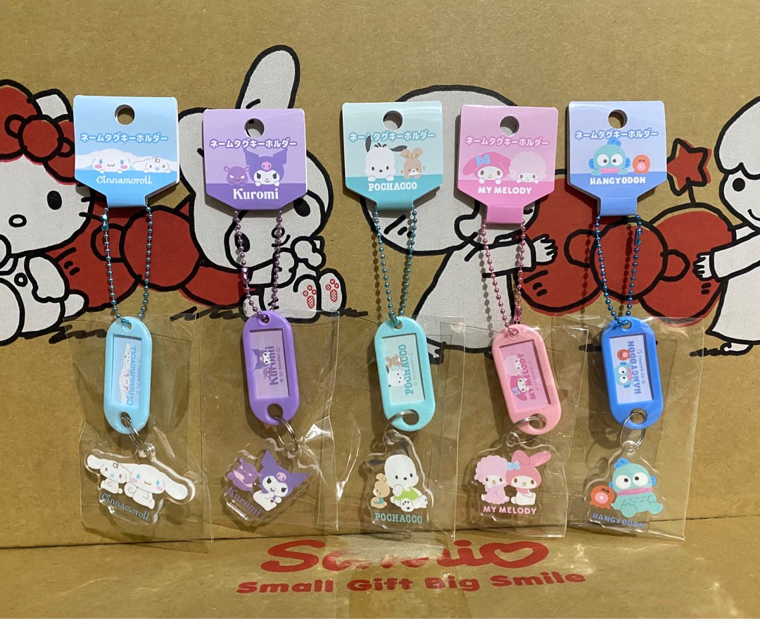 名牌匙扣仔 sanrio kuromi cinnamoroll melody hangyodon pochacco pc狗 水怪 海怪 玉桂狗 ...