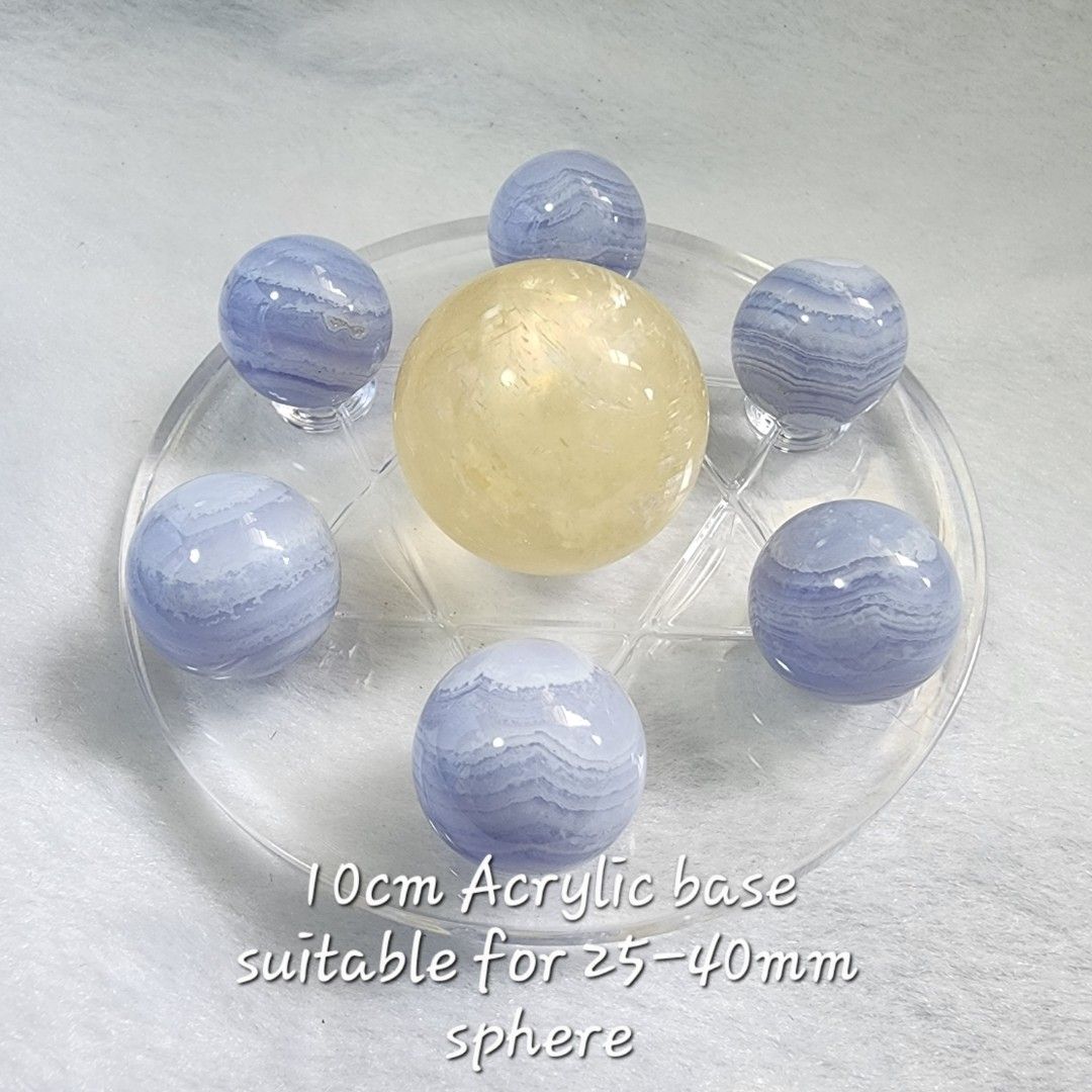 Acrylic 7 star sphere base - 4 sizes, Women's Fashion, Jewelry ...