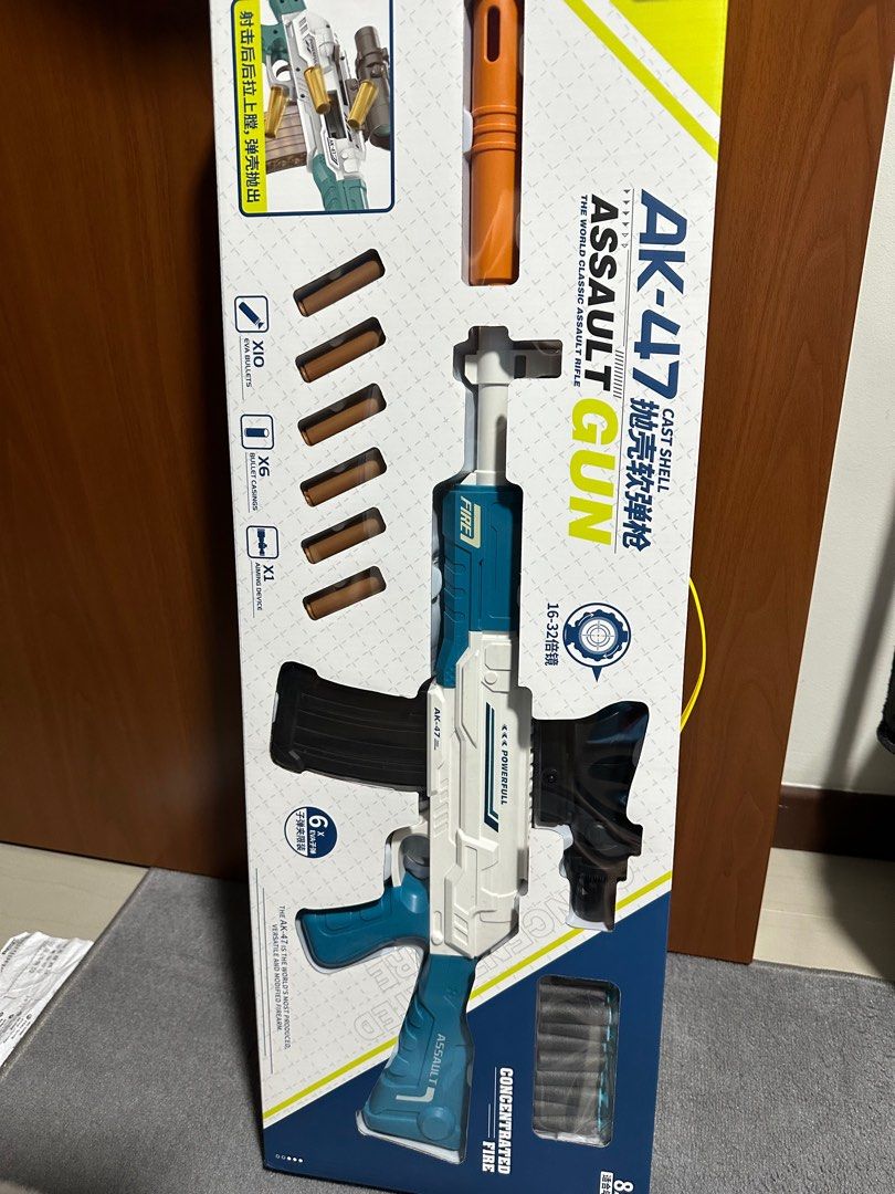 AK-47 shell auto eject, Hobbies & Toys, Toys & Games on Carousell