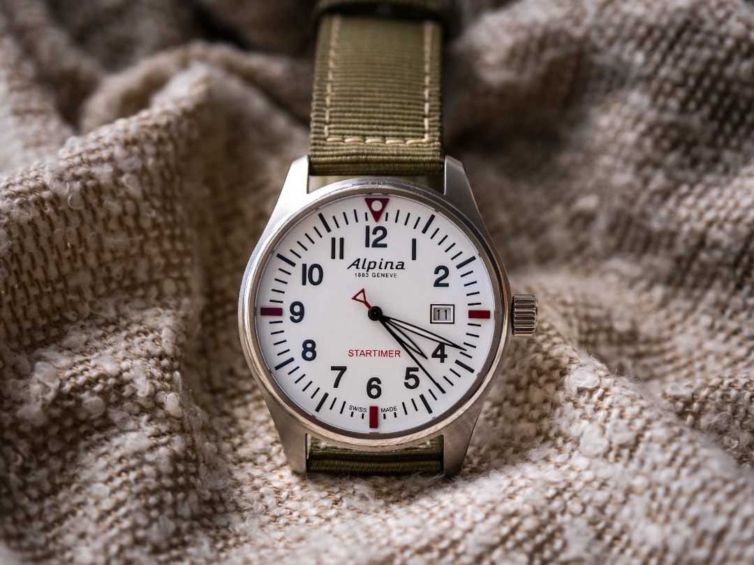 Alpina Startimer Pilot Quartz (AL-240S4S6), Luxury, Watches on Carousell