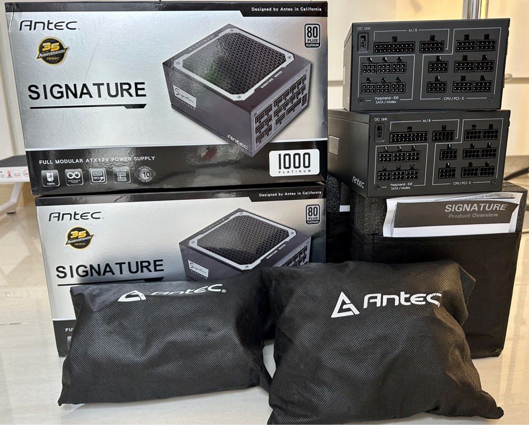 Antec 1000W Platinum PSU (2000W combined, 2 available) Seasonic ...