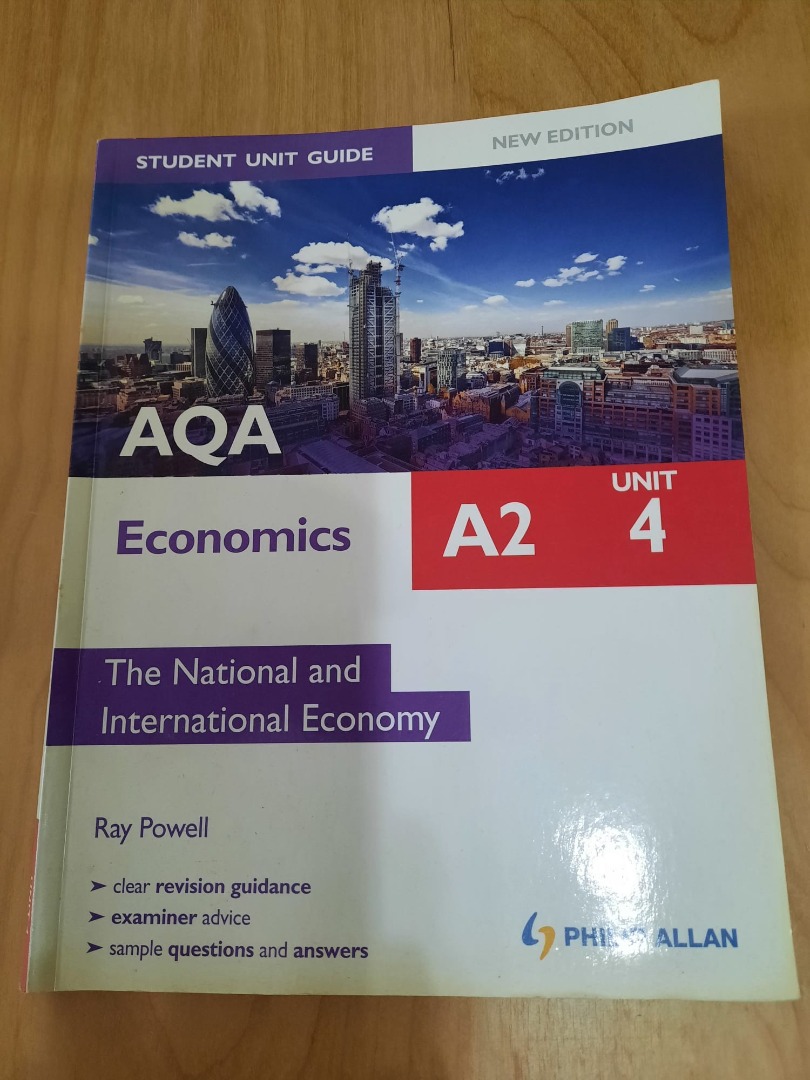 AQA Revision Guide A2 Economics Unit 4 The National and International Economy, 興趣及遊戲, 書本 & 文具 ...