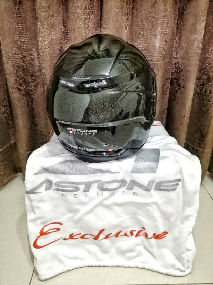 ASTONE RT1500 六角碳纖維 可掀式安全帽 可樂帽 全罩 正碳纖維, 汽機車零配件在旋轉拍賣