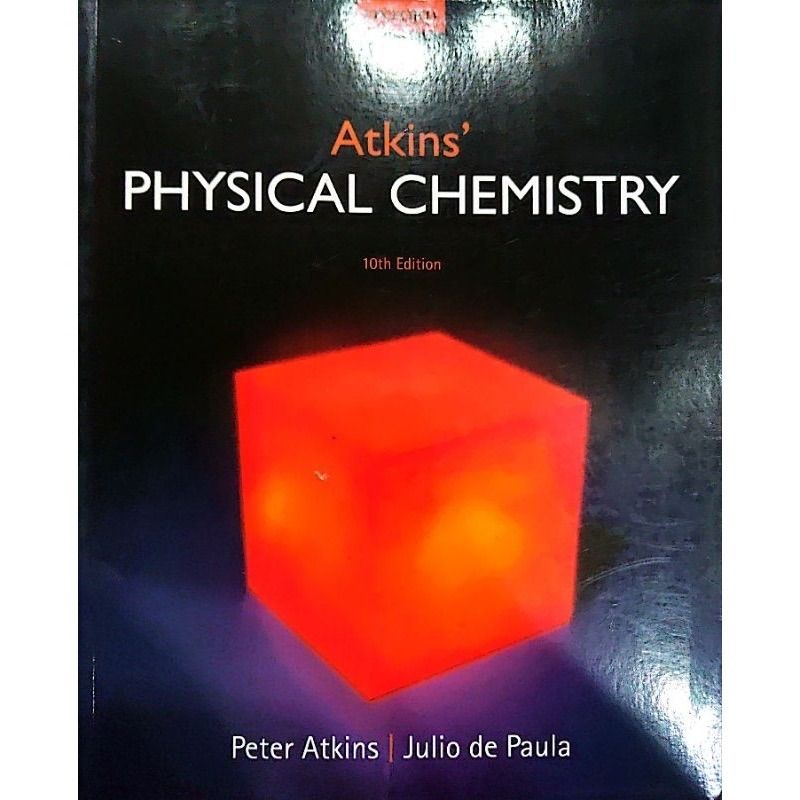 Atkins' Physical Chemistry 10th edition -Atkins / De Paula, Hobbies ... Atkins' Physical Chemistry 10th edition -Atkins / De Paula, Hobbies ...