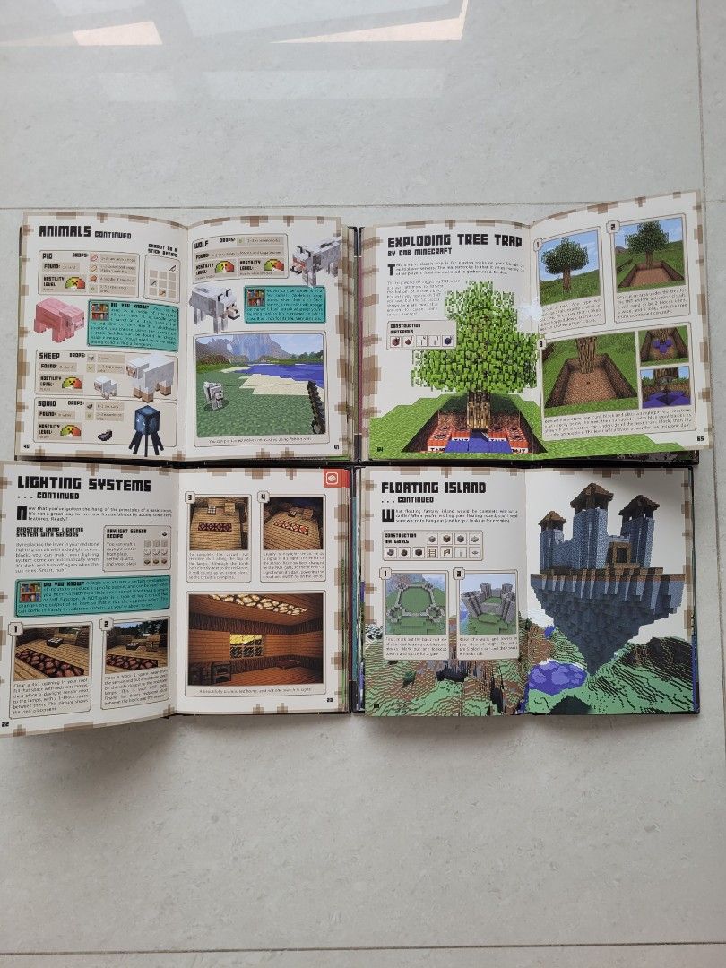 Authentic Minecraft "The Complete Handbook Collection", Hobbies & Toys ...