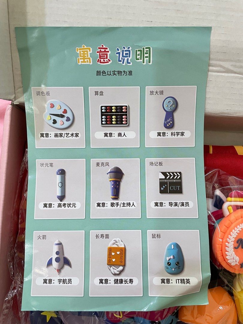 Baby Boy One Year Old Zhua Zhou Set, Hobbies & Toys, Toys & Games on ...