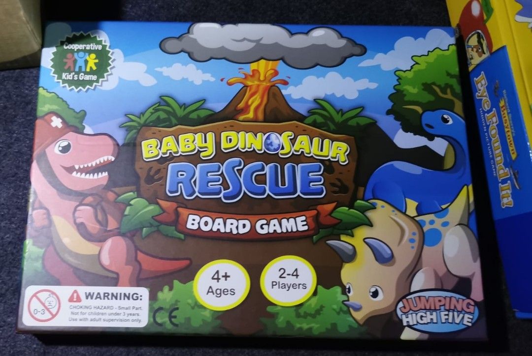 Baby Dinosaur Rescue Board Game Eye Found It game, Hobbies & Toys, Toys ...