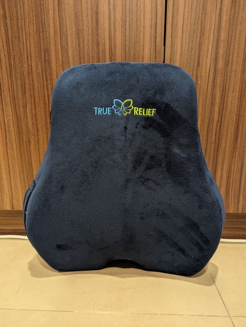 Back support memory foam cushion True Relief, Health & Nutrition ...