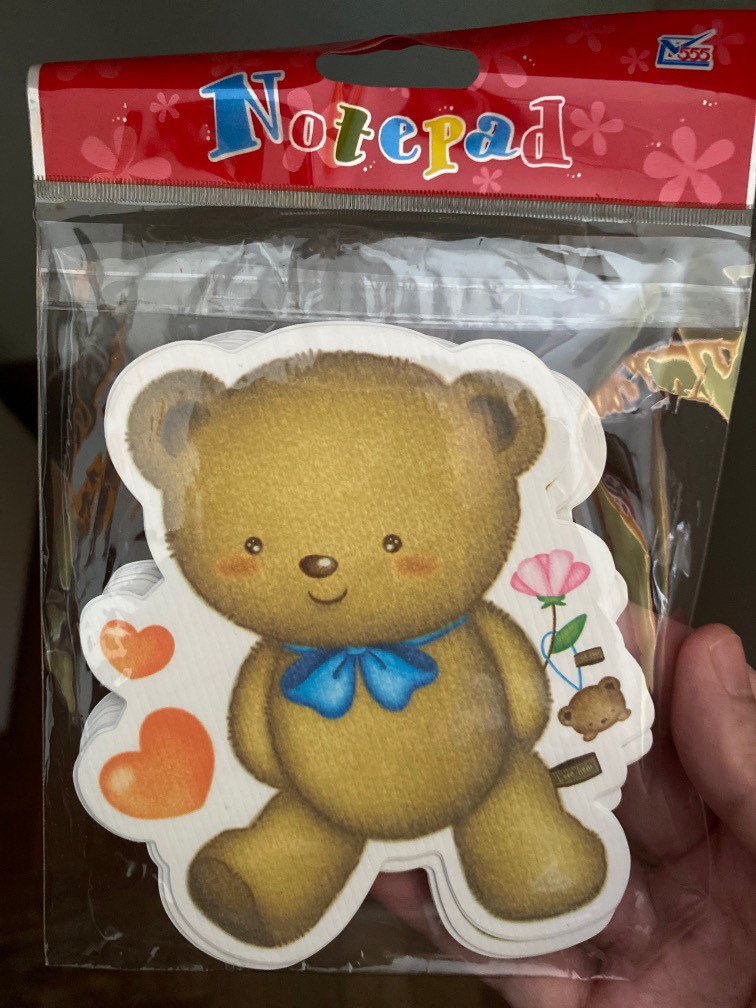 Bear Notepad, Hobbies & Toys, Stationery & Craft, Art & Prints on Carousell