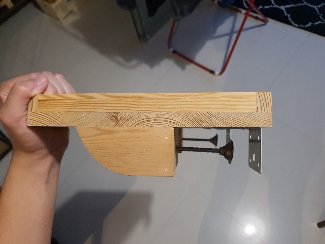 Bedside shelf table clamp on, Furniture & Home Living, Furniture ...