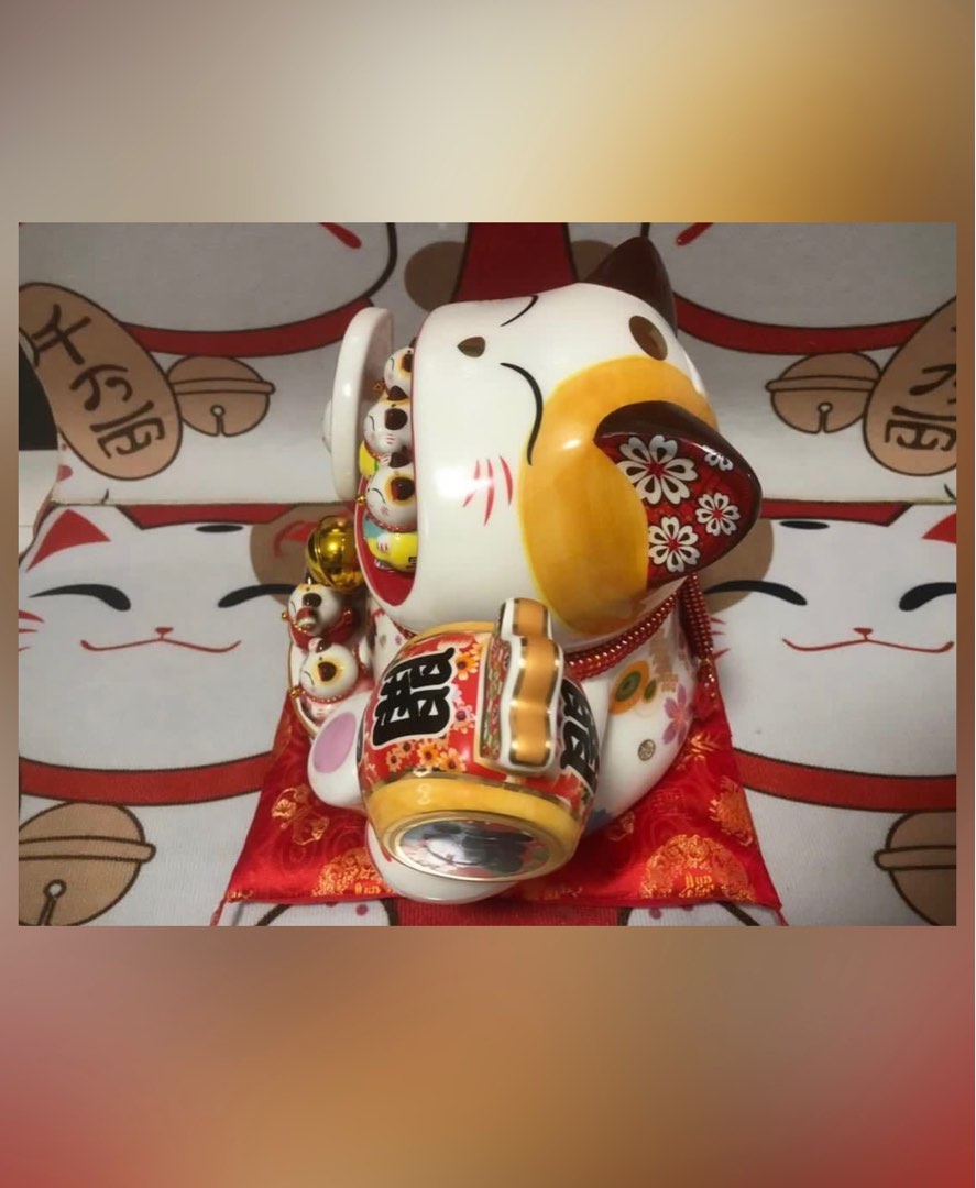 Big fortune cat coin bank, Hobbies & Toys, Toys & Games on Carousell