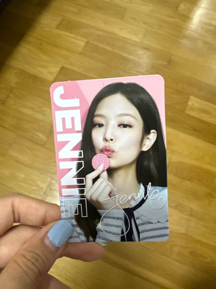 Blackpink Oreo Photocard - Jennie, Hobbies & Toys, Memorabilia ...