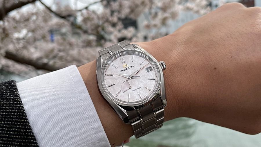 BNIB GS Grand Seiko SBGA413 SBGA443 Shunbun Sakura Blossom, Luxury ...