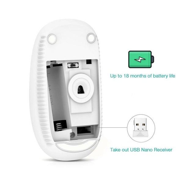 [BNIB] Jelly Comb (MS001) 2.4G Slim Wireless Mouse with Nano Receiver ...