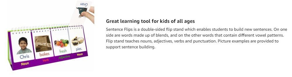 BNIP: Junior Learning Sentence Flips Toy teaches nouns, adjectives ...