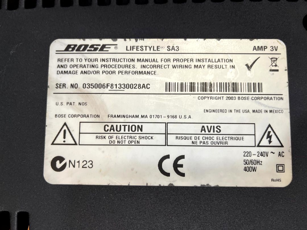 Bose SA-2 and SA-3, Audio, Soundbars, Speakers & Amplifiers on Carousell