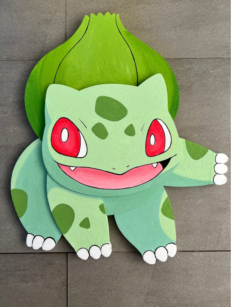 Bulbasaur 2.5ft Pokemon Styro Art, Hobbies & Toys, Stationary & Craft ...