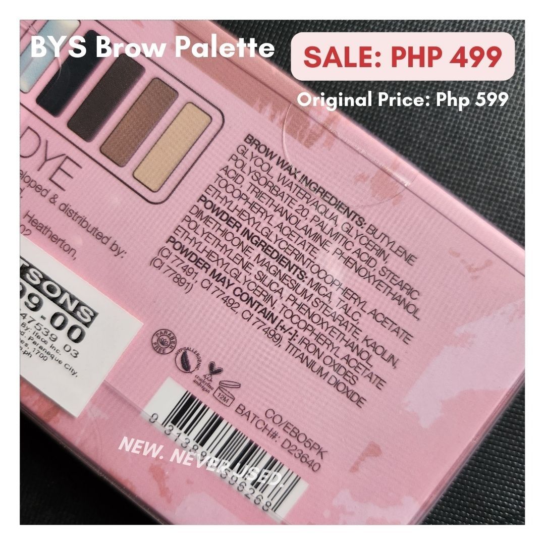 BYS Brow Palette, Beauty & Personal Care, Face, Makeup on Carousell