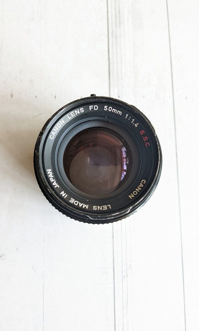 Canon FD 50mm F1.4 SSC, Photography, Lens & Kits on Carousell