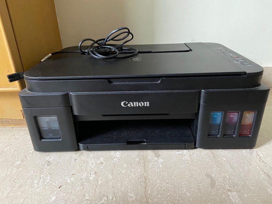 Canon PIXMA G3000 multi-function WiFi colour Inkjet Printer, Computers ...