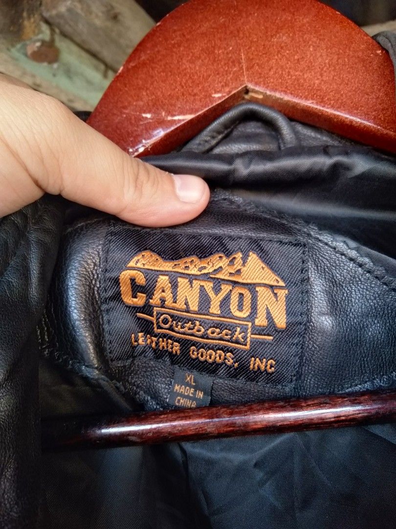 Canyon Leather Jacket, Men's Fashion, Coats, Jackets and Outerwear on ...