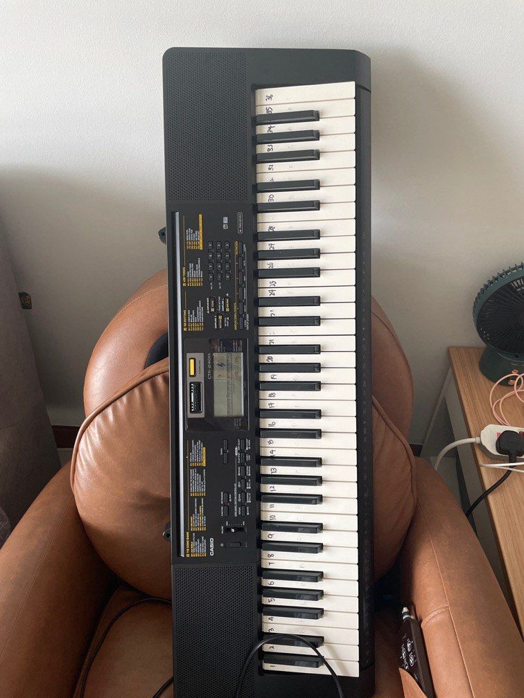 Casio Keyboard CTK-2400, Hobbies & Toys, Music & Media, Musical ...