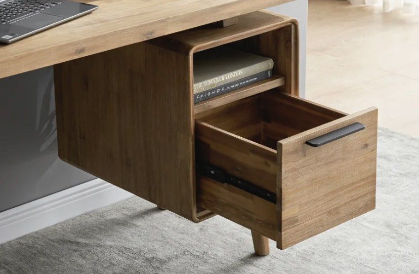 Castlery Wood Study Table, Furniture & Home Living, Furniture, Tables ...