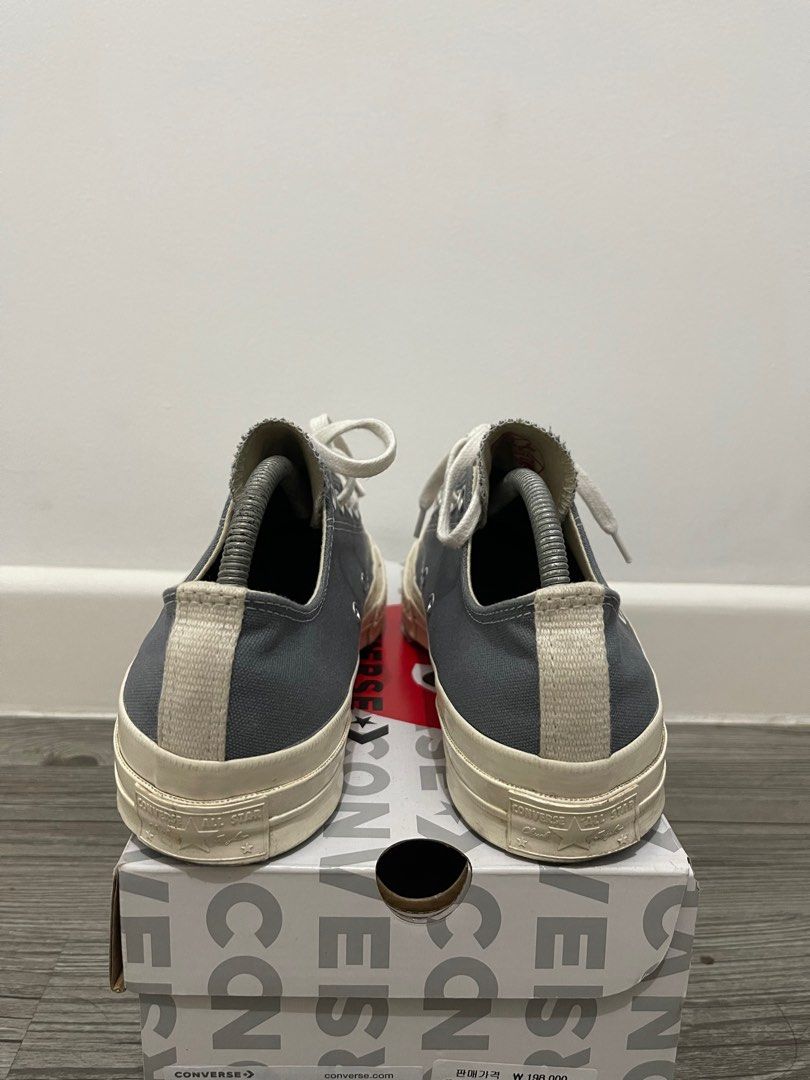 CDG x Cons Black Heart (gray), Men's Fashion, Footwear, Sneakers on ...