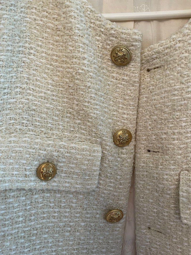Celine Tweed Jacket, 女裝, 上衣, 襯衫 - Carousell