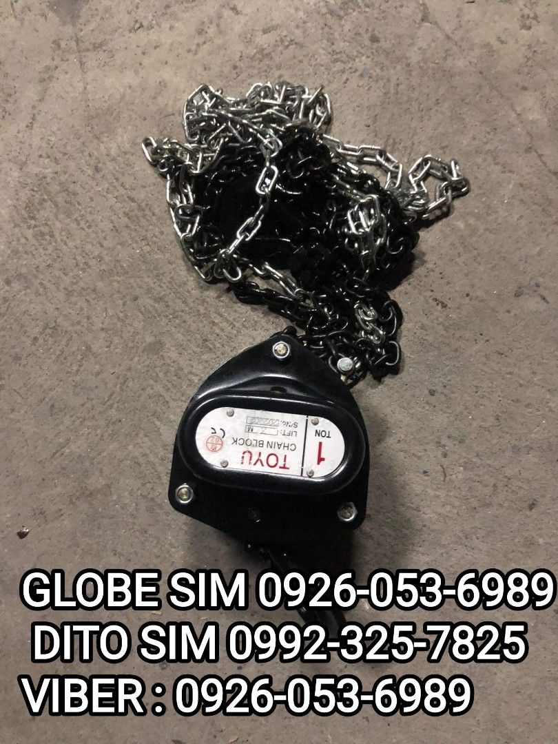 Chain block (toyu), Commercial & Industrial, Construction & Building ...