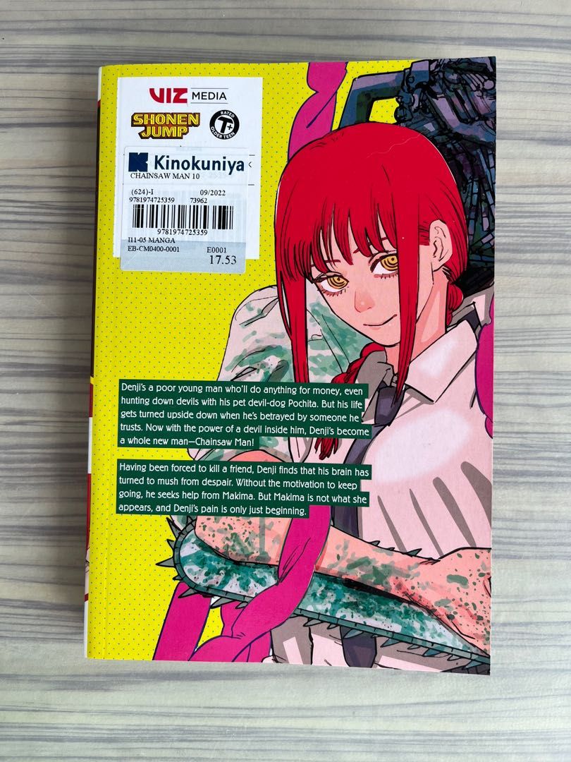 Chainsaw Man Manga Vol 10 Makima Cover, Hobbies & Toys, Books & Magazines, Comics & Manga on ...